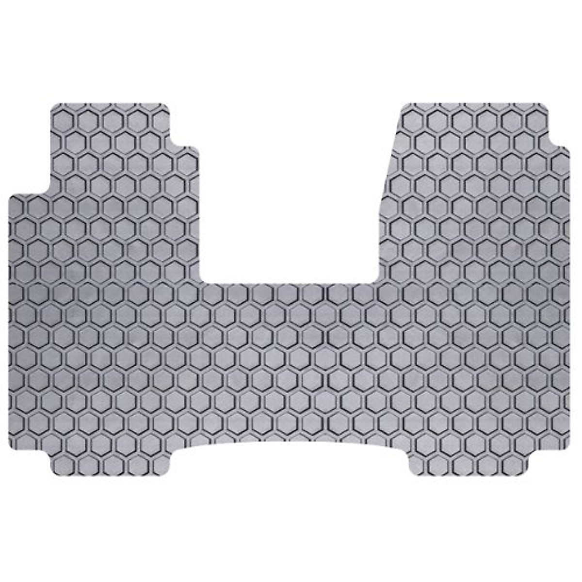 Intro-Tech DD-402-RT-G Hexomat Front Row Custom Fit Floor Mat for Select Dodge Ram Promaster Models, Rubber-Like Compound, Gray