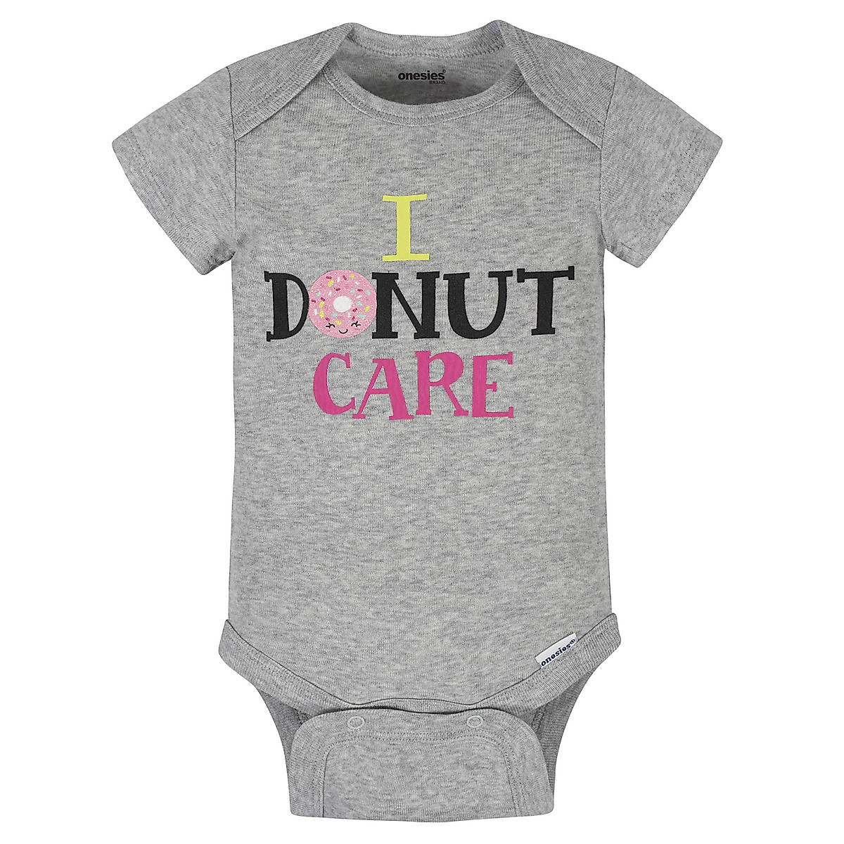 Onesies Brand Baby Girl's 8-Pack Short Sleeve Mix & Match Bodysuits, Pink Sweet Treats, 6-9 Months