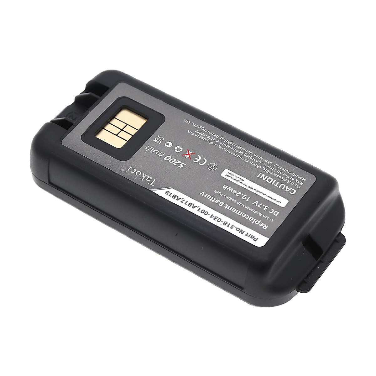 Youejoeq 318-034-001 AB17 AB18 Battery Replacement for Honeywell Intermec CK3, Intermec CK3A, CK3C CK3C1, CK3N CK3N1, CK3R, CK3X Barcode Scanner Battery-5200mAh 3.7V Lithium Ion