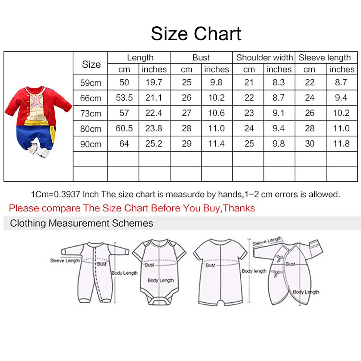 IURNXB Baby Clothes Newborn Jumpsuits Lovely Cartoon Romper
