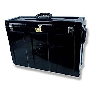 Original Superbrass American Pinewood 9-Stopper 3½ Octaves Portable Folding Indian Harmonium with Special Reeds + Fiberglass Case