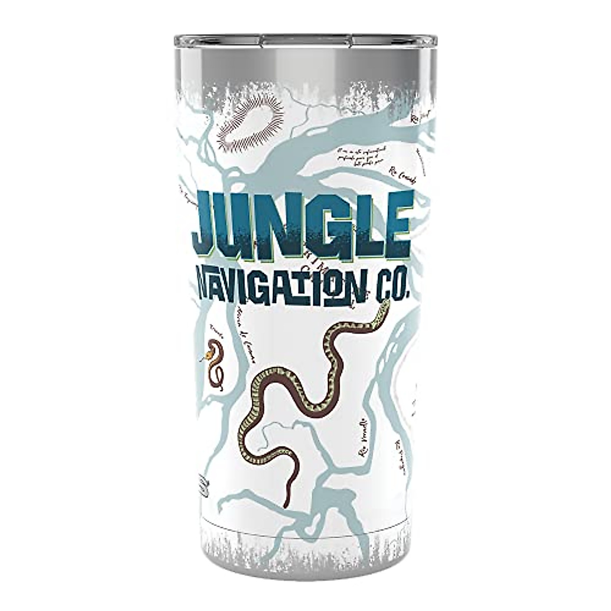 Tervis Disney Jungle Cruise Triple Walled Insulated Tumbler Travel Cup Keeps Drinks Cold & Hot, 20oz Legacy, Stainless Steel