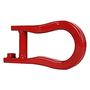 TOPAZ 84192871 2PCS Red Tow Hooks Compatible with 2007-2019 Chevy Silverado GMC Sierra 1500