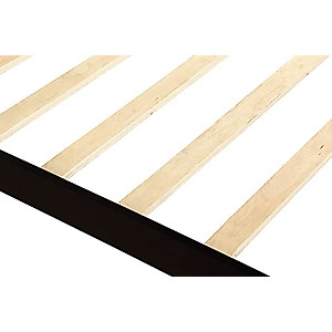 HBRR Wood Platform Bed Frame Twin Wood Bed Frame with Headboard and Footboard, 10”Height for Underbed Storage/No Box Spring Needed/Wooden Slats Support, Espresso