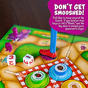 Grub Grab Board Games for Kids 4-6 Interactive Game Ant Bugs Boardgame for Children and Family Night 2-6 Players Ages 4+