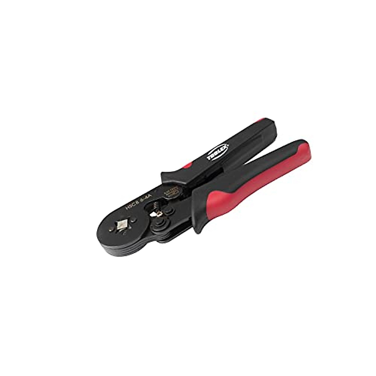 N/C Toolex Ferrule Crimping Tool Kit Self Adjusting Ratchet Crimper Pliers with 1800 pcs AWG 23-7 Terminal Connectors for Wiring Project Black,Red