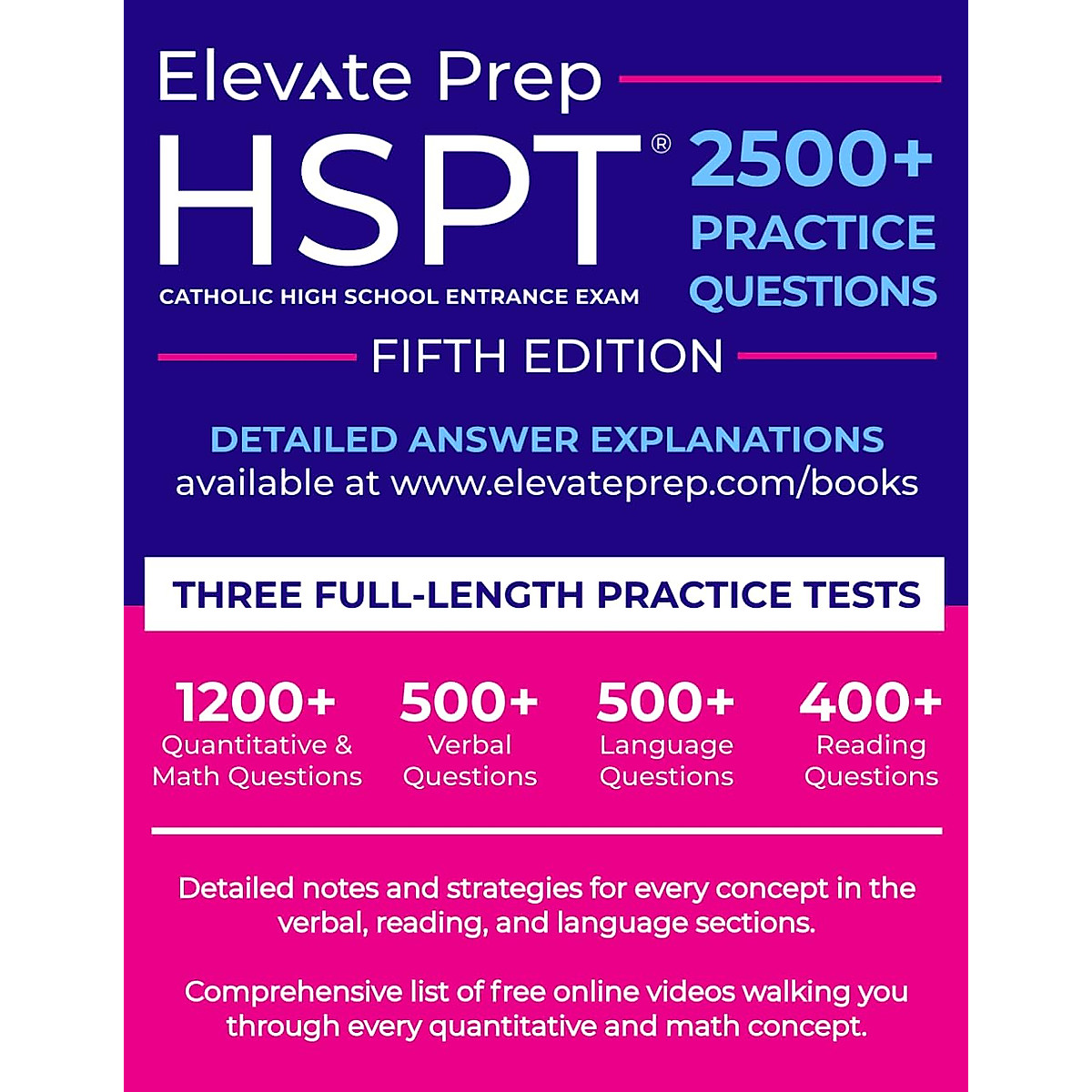 HSPT: 2500+ Practice Questions