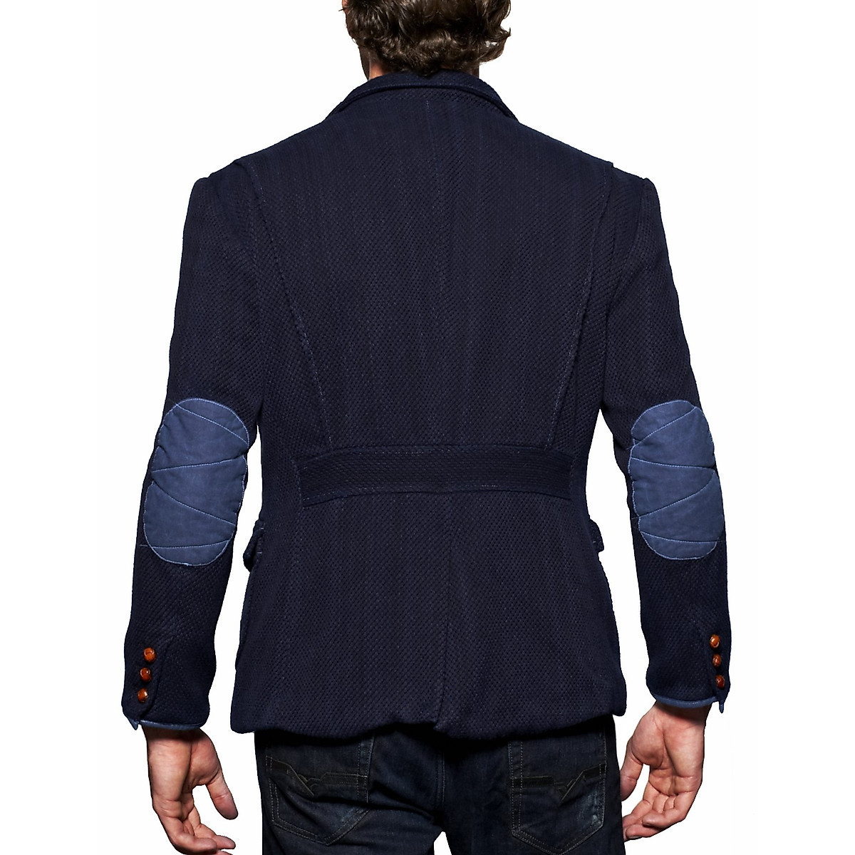 Doberman Menswear Samurai Indigo Jacket L-Blue