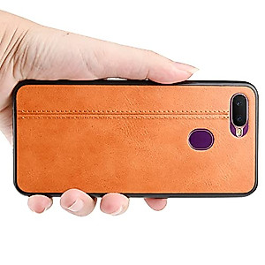 Phone Case for Oppo F9/Oppo F9 Pro, Case for Oppo F9/Oppo F9 Pro Cow-Like PU Leather Style Protector Cover, Non-Slip Shockproof Cover for Oppo F9/Oppo F9 Pro Case