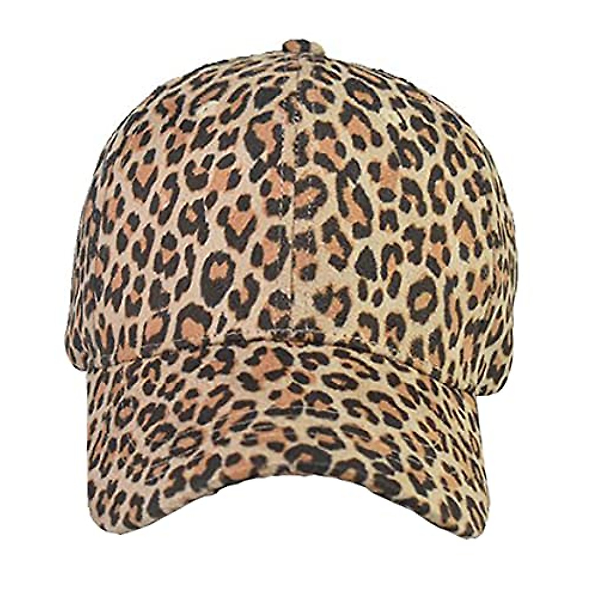 Foetest Adjustable Baseball Cap Leopard Print Hat Cotton Sunhat Headwear Outdoor Sports Cap