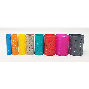 Kleravitex Hair Curler Roller Set/Set of 96 Stackable Rollers / 8 Size Rollers From Extra Small to Extra Large / 12 Rollers per Size - Hairdressing Curlers for Women - Curling Styling Tool