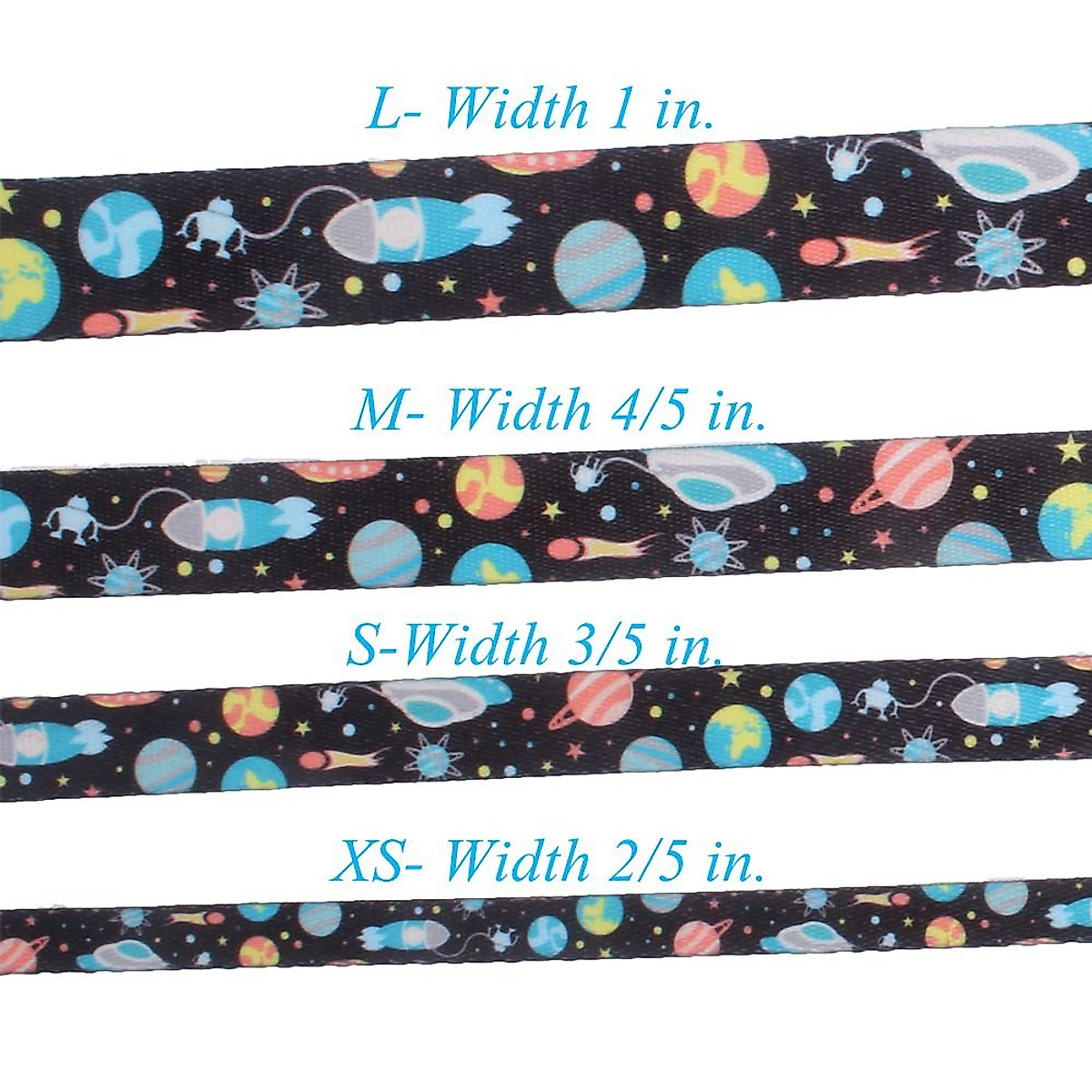 QQPETS Dog Harness Leash Set Adjustable Heavy Duty No Pull Halter Harnesses for Small Medium Large Breed Dogs Back Clip Anti-Twist Perfect for Walking (S(14"-20" Chest Girth), Space)