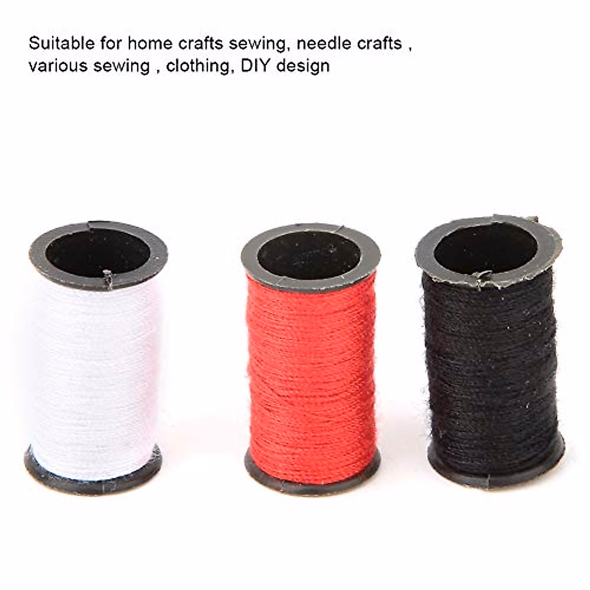 Zixyqol Portable Sewing Box,Embroidery Needle Soft Tape Measure Scissors Thimble Thread with Tinplate Case Travel Set for Home DIY Crafts Sewing