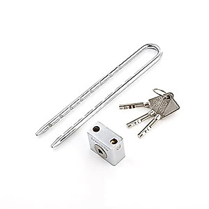 Long Shackle Padlock - with Laminated Steel Waterproof Padlock Key Padlock Door Lock Cabinet Lock Long Beam Padlock 1.5 Inch