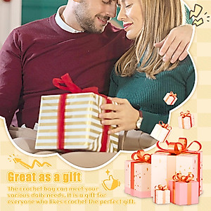 IMZAY 54 Pcs Crochet Needles Set, Crochet Hooks Kit with Storage Case, Ergonomic Knitting Needles Blunt Needles Stitch Marker DIY Hand Knitting Craft Art Tools for Beginners