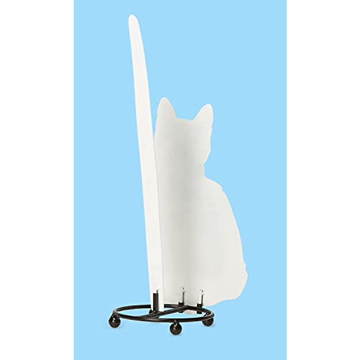 Tiger Striped Paper Holder - Photo-Realistic Cat Metal Paper Towel or Toilet Paper Dispenser