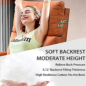 Electric Recliner Chairs, Small Power Recliner Chair on Clearance, Home Theater Recliners with USB Port, Thick Back Cushion, Ergonomic Narrow Recliner Chair for Small Spaces