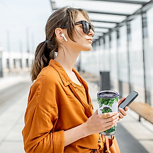 Delsakhula Plant Lady Gifts for Plant Lovers Women Travel Tumbler and Plants Lover Coffee Cup Gardening Gifts for Insulated Stainless Steel Travel Tumbler With Lid 20 OZ