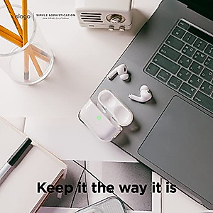 [Bundle] elago Silicone Case Compatible with iPhone 14 & Clear Case Compatible with AirPods Pro 2nd Generation