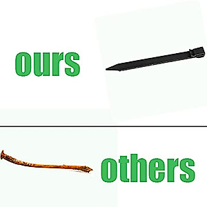 Garden Stakes, Plastic Stakes for Lawn , Graden and Depress Fruit Branches Stakes 10 inch (24, Black)