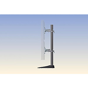 Ergotech Dual Vertical LCD Monitor Stand (100-D28-B11),Black