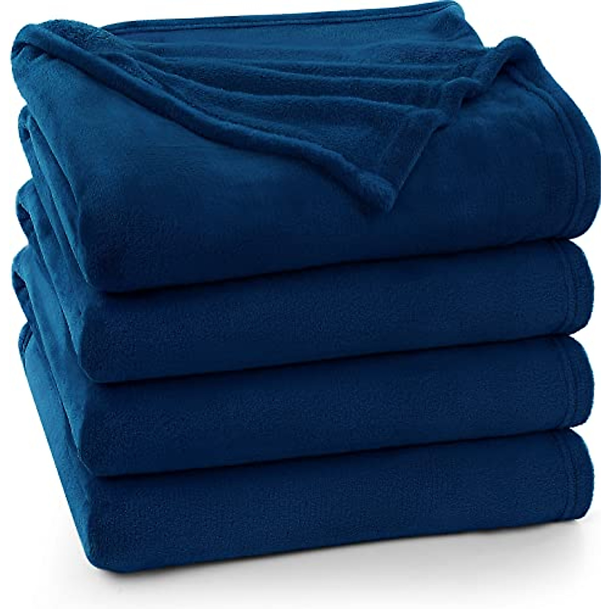 Utopia Bedding Fleece Blanket Twin Size Navy Lightweight Fuzzy Soft Anti-Static Microfiber Bed Blanket (90x66 Inches)
