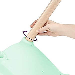 B. toys- B. spaces- Table and Chair Set- Furniture For Toddlers- 1 Craft Table & 2 Chairs- Natural Wooden Legs- Mint- 3 years +