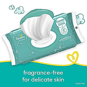 Pampers Baby Wipes Complete Clean Unscented 9X Pop-Top 720 Count