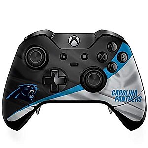 Skinit Decal Gaming Skin compatible with Xbox One Elite Controller - Officially Licensed NFL Carolina Panthers Design