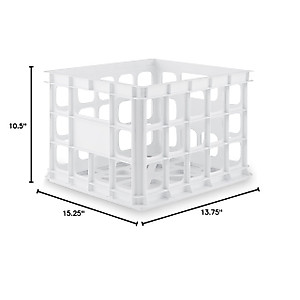 Sterilite 16928006 WHT Stor Crate, White
