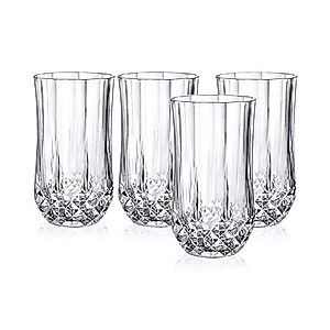 Highball Glass Longchamp by Cristal D'Arques-Durand