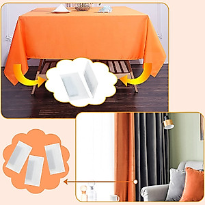 Hitefu 20PCS Covered Drapery Weights, Curtain Weights Bottom, Iron Drapery Weights Window Fabric Curtain Pendant Weights Accessories for Home Room Hotel Curtains Tablecloth Flags (17g Each)