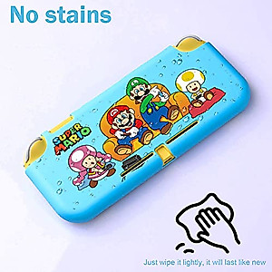 Xcitifun Designed for Nintendo Switch Lite Case Switch Lite TPU Cases for Girls Boys Kids Cute Kawaii Protective Shell dDesigner for Nintendo Switch Lite Controller Carrying Cover - Blue Sofa