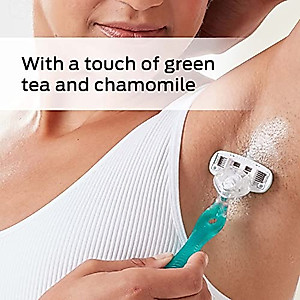 Schick Hydro Silk Moisturizing Razor Blade Refills for Women with Shower Hanger, 6 Count (Pack of 1)