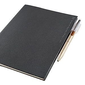 Noritsu NOLTY Notebook, 2024 A5, Monthly Access Gantt Chart, Dark Gray, 6495 (Begins December 2023)