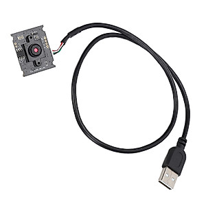 Kuuleyn 3 MP Camera Module, Module Camera, Manual Camera Module, 64° 3.5mm Manual Focus Webcam Board with USB Cable HBVCAM 3M2111 V22