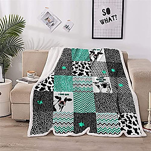 Cow Print Blanket Cow Decor Bedding Throw Blanket for Girl Women Christmas Valentine's Birthday Gifts Soft Cute Print Farm Animal Cow Blanket (50"x 60",cow3)