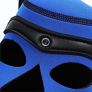 OnundOn Doggy Mask Halloween Hood Puppy Mask for Cosplays Masquerade (Blue)