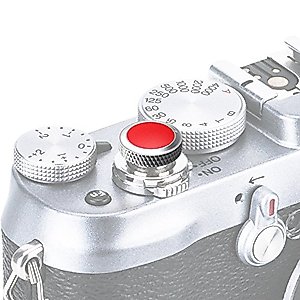 JJC Camera Soft Release Button, Shutter Button for Fuji Fujifilm X-T5 X-T4 X-T3 X-T30 X-T30 II X-T20 X-PRO3 X100V X100F X-E4 X-E3 Sony RX1R II RX10 IV III Leica M10 M9 Nikon Df F3