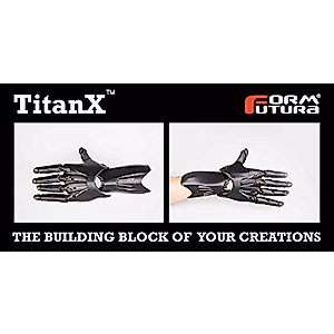 ABS Filament TitanX 1.75mm Black 750 Gram 3D Printer Filament