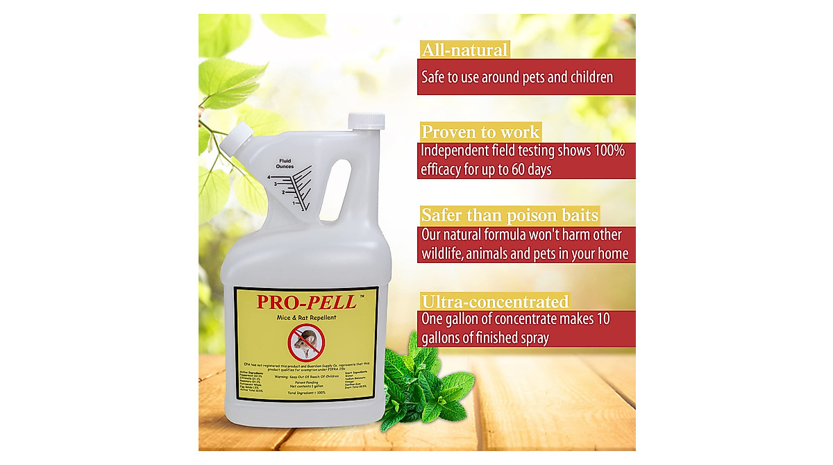 Pro-Pell Rodent Repellent - 10 Gallons of Power