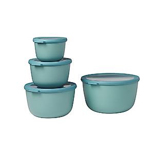 Mepal set Cirqula 4-delig (500+1000+2000+3000 ml) - nordic green