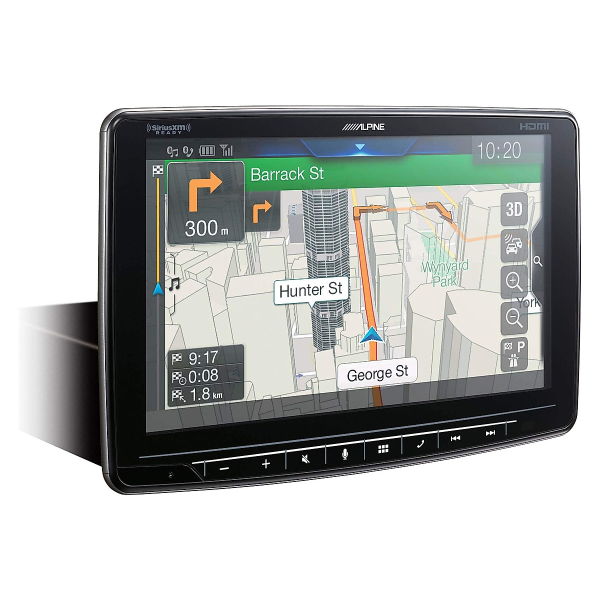 Alpine Halo9 iLX-F409 Digital Multimedia Receiver a 9" Touchscreen That Fits in a DIN Dash Opening