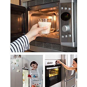 Mandala Crafts Appliance Light Bulbs for Microwave, Refrigerator, Oven; Dimmable, Intermediate Base, Pack of 8 (Warm White, E17 T8 120V 40 Watt)