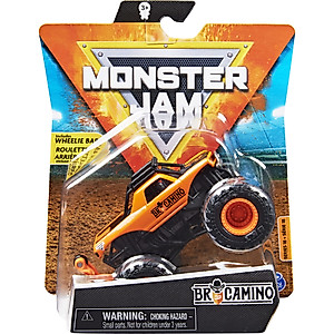 Monster Jam 2021 Spin Master 1:64 Diecast Monster Truck with Wheelie Bar: Arena Favorites Brocamino