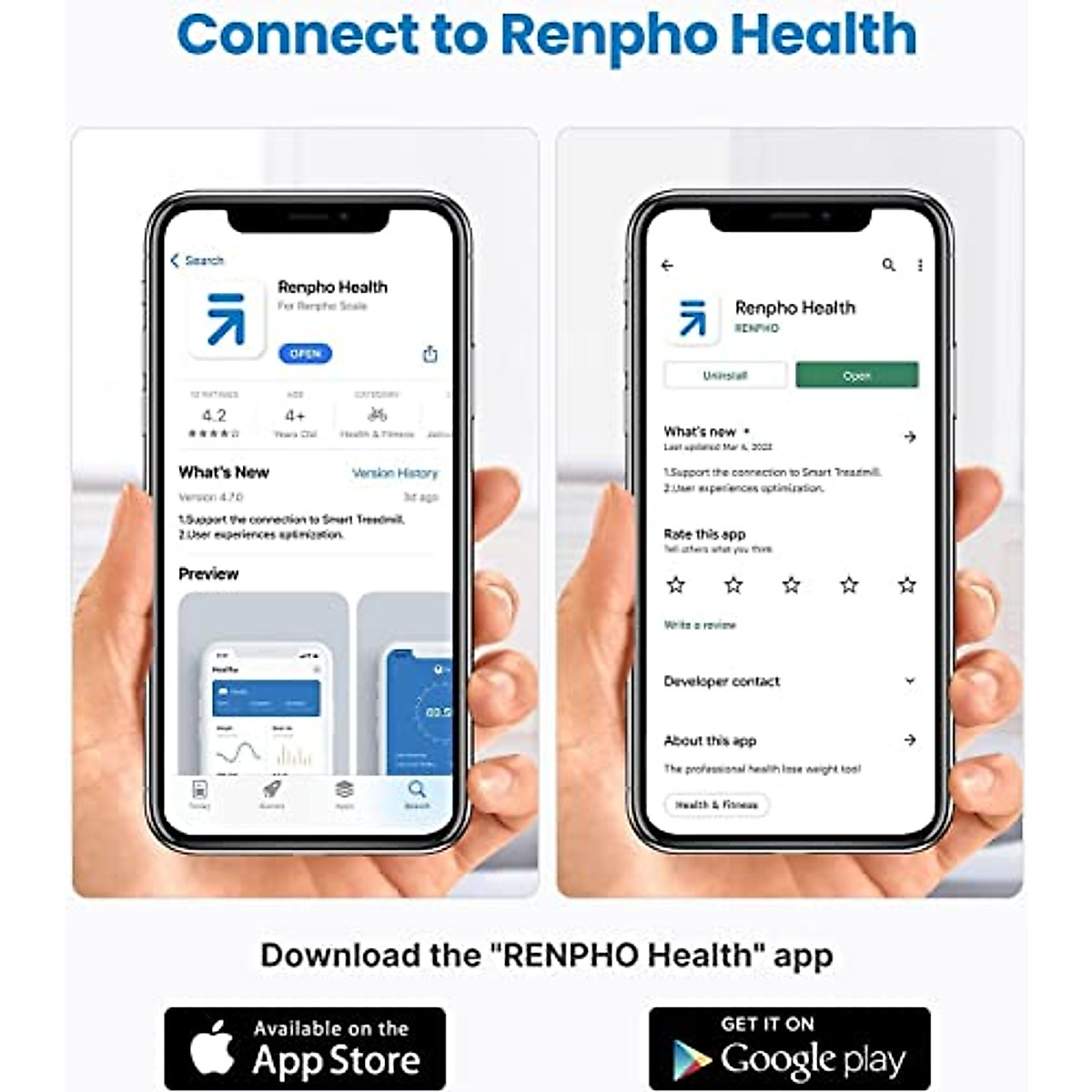 Smart Tape Measure Body with App - RENPHO Bluetooth Measuring Tapes for Body Measuring, Weight Loss, Muscle Gain, Fitness Bodybuilding, Retractable, Measures Body Part Circumferences, Inches & cm