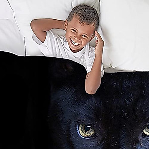 CafePress Black Panther Throw Blanket Super Soft Fleece Plush Throw Blanket, 60"x50"