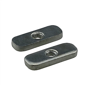 Ruiwaer 8PCS Timing Belt Fixing Rectangular Screw Makerbeam XL M3 t-nut Rectangular Screw for Fixing Timing Belt of 3D Printer, Silver