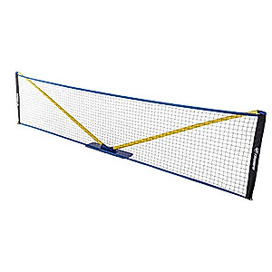 Triumph Sports Multi-Sport Versatile Combo Outdoor Game Net Set Includes Volleyball, Badminton, and Pickleball, Blue (35-7510-2)
