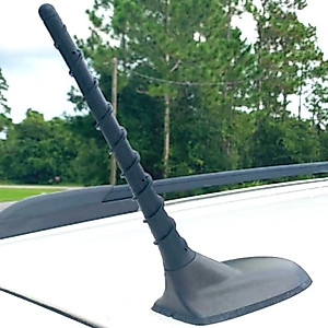 BASIKER Antenna fit for 2011-2025 Jeep Cherokee Grand Chrokee Renegade Compass, Dodge Journey Durango Dart Avenger Nitro, Chrysler 200 Fiat 500 Car Antenna Upgrade OEM 68297936AA 5091100AA